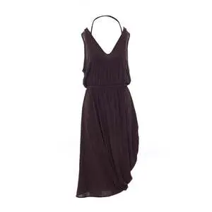 LEMAIRE Double Layer Drape Dress - Brown