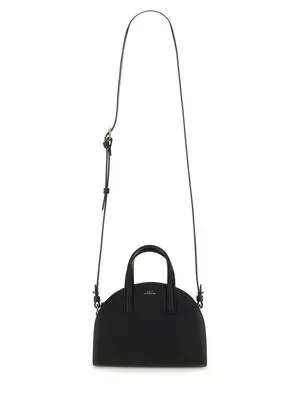 A.p.c. Demi-lune Tote Bag Small - Black