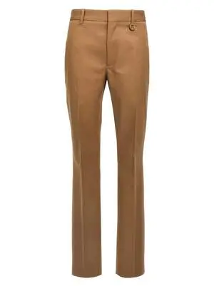 Burberry Straight Pants - Cream