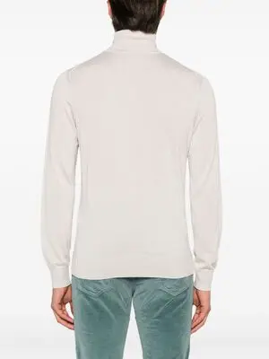 Brioni Cashmere And Silk Turtle-neck Sweater - Multicolor