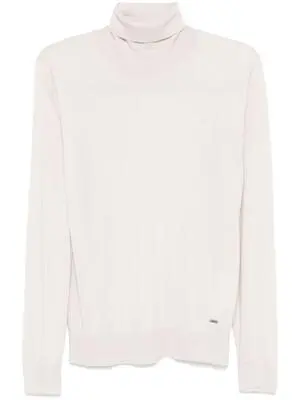 Brioni Cashmere And Silk Turtle-neck Sweater - Multicolor