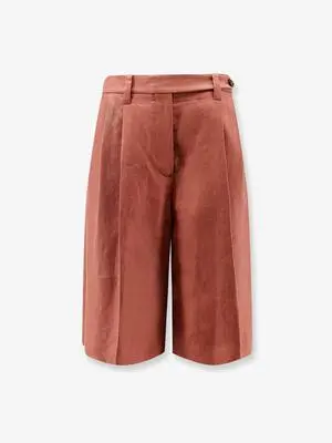 Brunello Cucinelli Linen Shorts - Multicolor