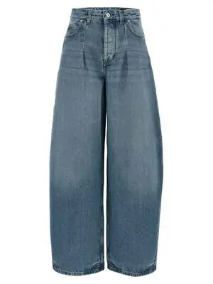 Jacquemus Le De-nimes Ovalo Jeans - Blue
