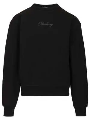Burberry Cotton Sweatshirt - Black