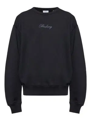Burberry Cotton Sweatshirt - Black