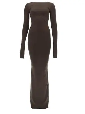 Rick Owens Abito Temple Gown - Brown