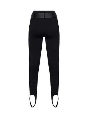 SELF-PORTRAIT Compact Knit Stirrup Leggings - Multicolor