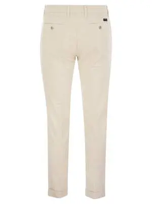 FAY Slim 5-pocket Trousers - Cream