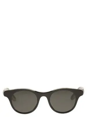 Brunello Cucinelli Pigalle Acetate Sunglasses With Polarised Lenses - Black