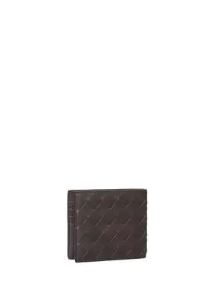 Bottega Veneta Brown Bi-fold Intrecciato Wallet - Multicolor