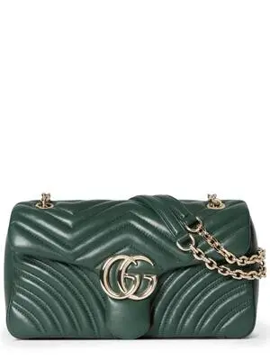 Gucci Gg Marmont Bag - Green