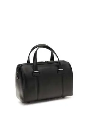 CHRISTIAN LOUBOUTIN Small Tactical Leather Handbag - Black