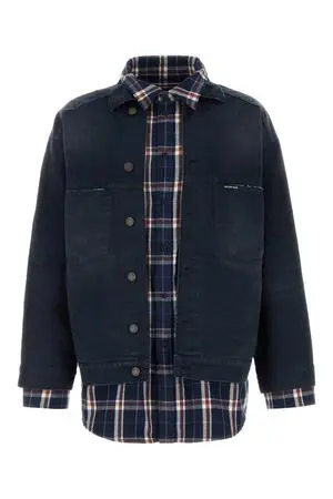Balenciaga Dark Denim Jacket - Blue