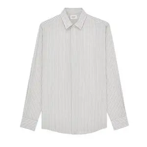 Saint Laurent Slim Fit Cassandre Shirt - Gray