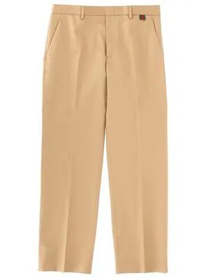 Gucci Cotton Tailored Pants - Cream