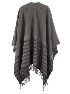 Peserico Virgin Wool And Cashmere Cape