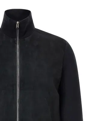 TOM FORD Two-material Cardigan - Blue