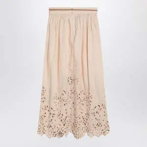 Zimmermann Wylie Midi Skirt - Cream
