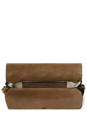 Gucci Calf Skin Bag With Chain Gg - Brown