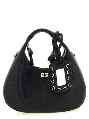 GANNI Mini Hobo' Handbag - Black