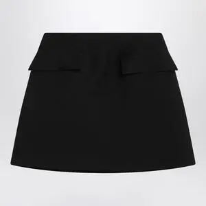 Alexander McQueen Wool Mini Skirt