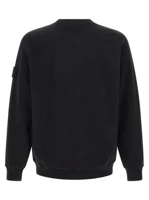 Stone Island Badge Ghost' Sweatshirt - Black