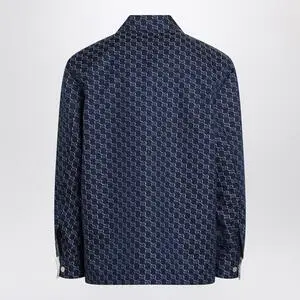 Gucci White Jacket With Gg Shadow