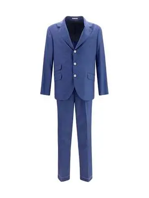 Brunello Cucinelli Single-breasted Suit With Peak Lapels