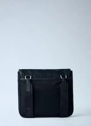 Prada Re-nylon And Saffiano Leather Shoulder Bag