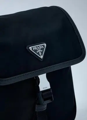 Prada Re-nylon And Saffiano Leather Shoulder Bag