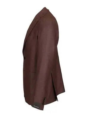 Tagliatore Montecarlo Jacket In Wool And Silk