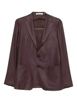 Tagliatore Montecarlo Jacket In Wool And Silk