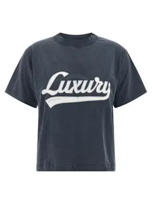 Balenciaga Embroidery T-shirt - Blue