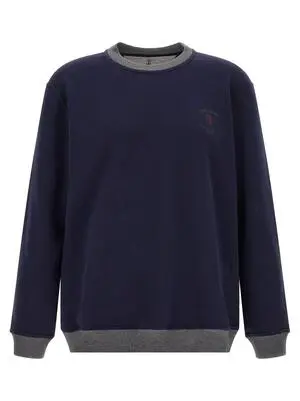 Brunello Cucinelli Cotton Sweatshirt - Blue