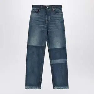 Gucci Two-tone Wide-leg Jeans - Blue