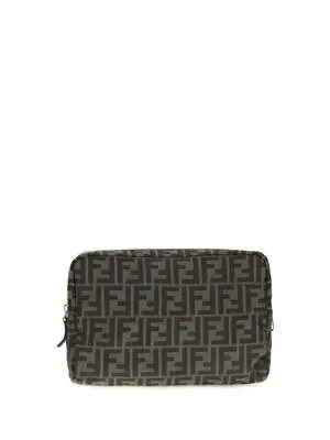 Fendi Medium Superlight Ff Zucca Fabric Beauty Case - Brown