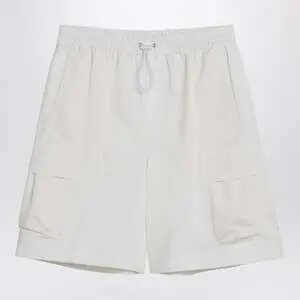 Gucci Cotton Poplin Cargo Shorts - White