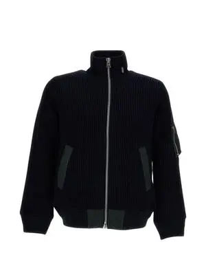 Sacai Wool Blouson Jacket - Multicolor