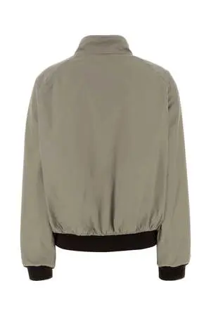 Miu Miu Dove Grey Cotton Blend Reversible Jacket