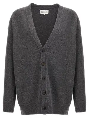 MAISON MARGIELA Wool Cardigan - Gray