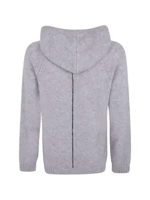 Giorgio Armani Wool Blend Hoodie - Multicolor