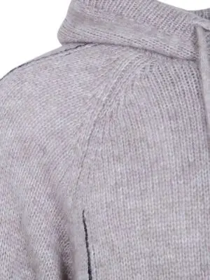 Giorgio Armani Wool Blend Hoodie - Multicolor