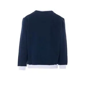 Brunello Cucinelli Melange Sweatshirt And Linen Topwear With Print - Blue