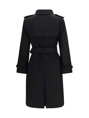 Burberry Long Gabardine Trench Coat