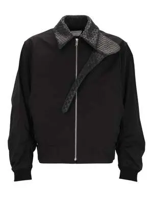 Bottega Veneta Padded Nylon Bomber Jacket - Black
