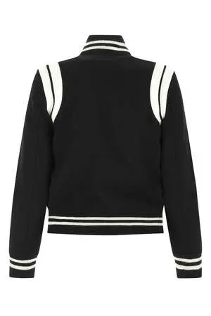 Saint Laurent Wool Blend Bomber Jacket