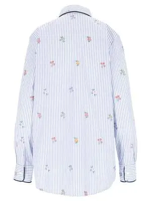 Etro Striped Jacquard Cotton Shirt