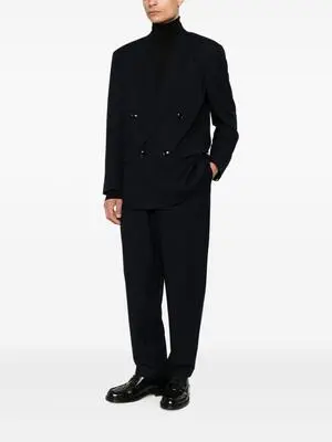 Giorgio Armani Wool Double-breasted Suit - Multicolor