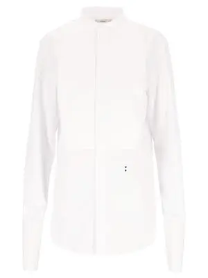 Fendi Mandarin Collar Shirts For Women