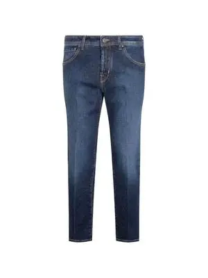 Jacob Cohen Slim Fit Cotton Trousers - Multicolor